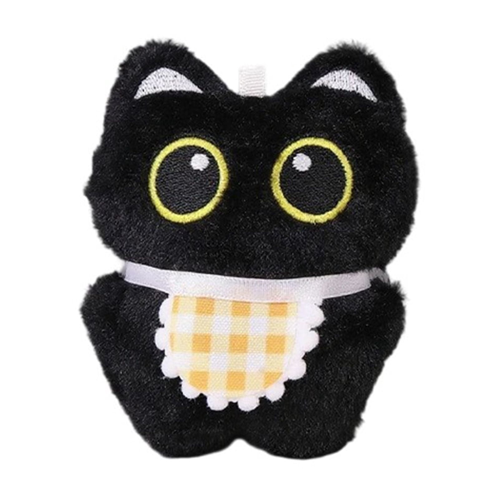 YATAV Black Cat Plush - 4.7In Christmas Plush Black Cat Stuffed Animals ...