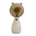 YATAV Cute Cat Ear Mini Handheld Fan,3-Speed USB Rechargeable Battery ...