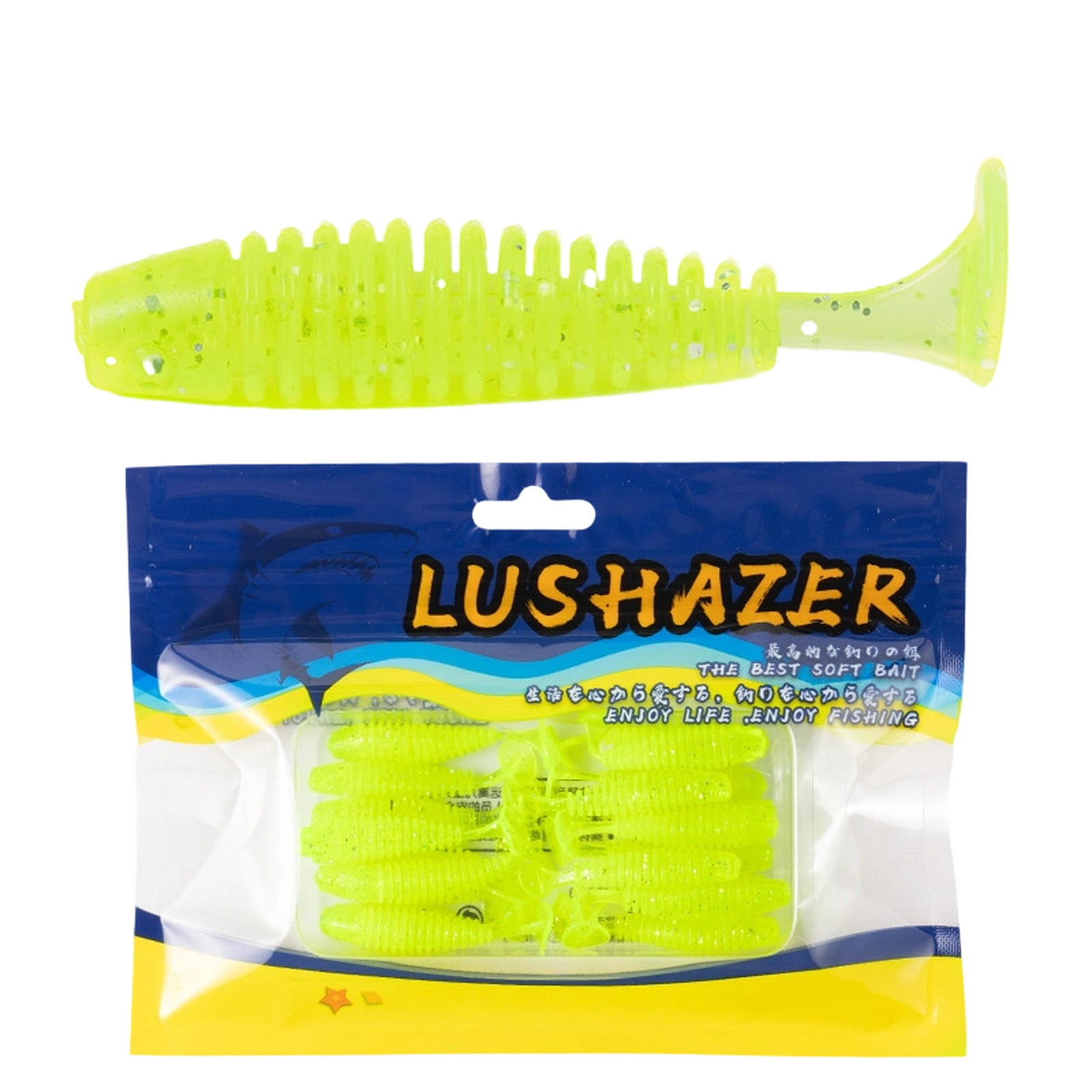 YATAV T-Shap Tail Swimbaits,Soft Plastic Fishing Lures Swim Baits for ...