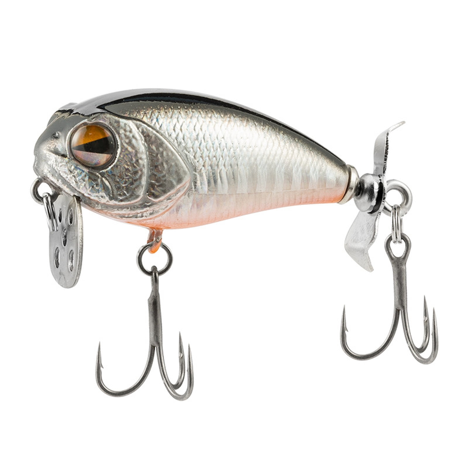 YATAV Top Water Fishing Lures with Metal Bubble Baffle & Tail Propeller ...