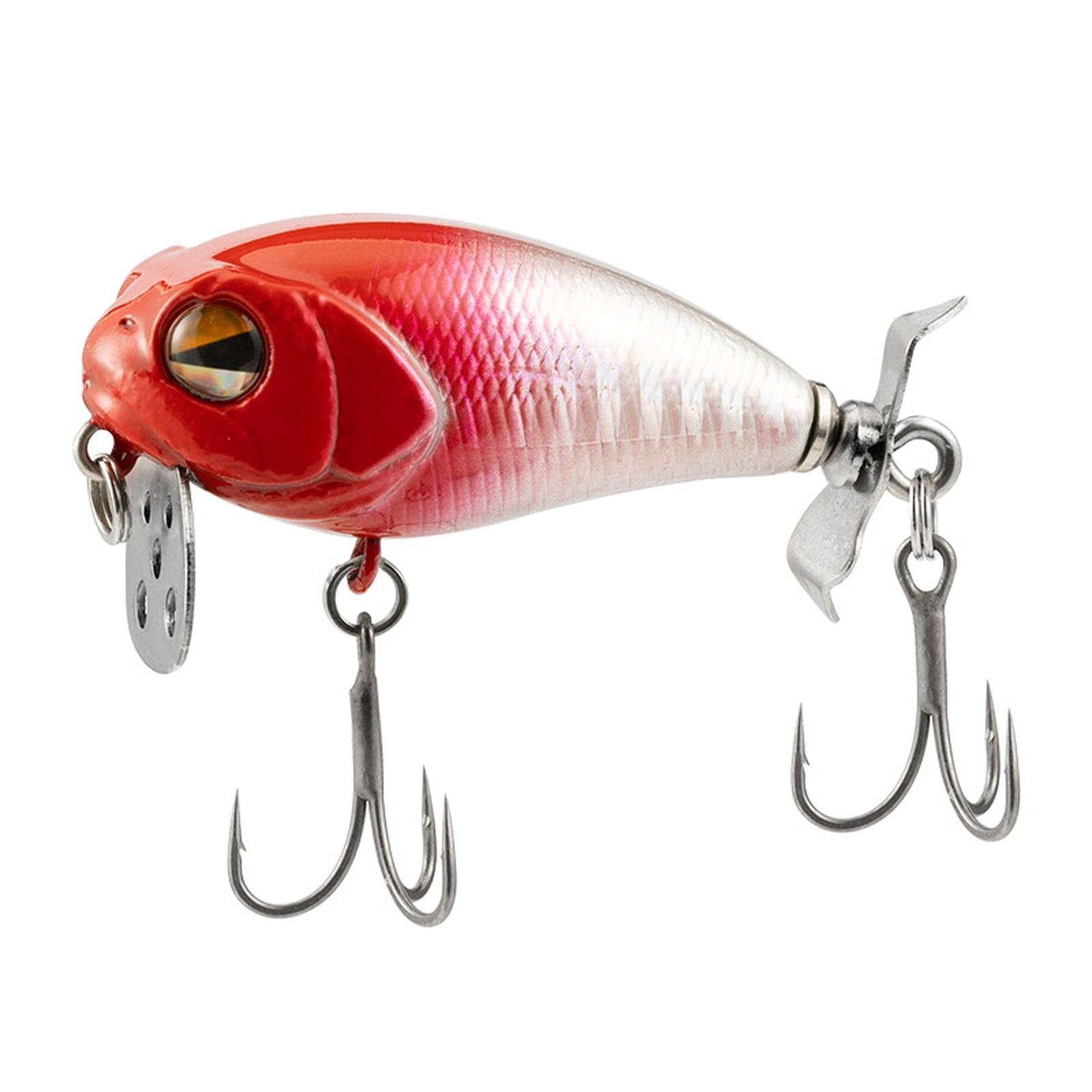 YATAV Top Water Fishing Lures with Metal Bubble Baffle & Tail Propeller ...