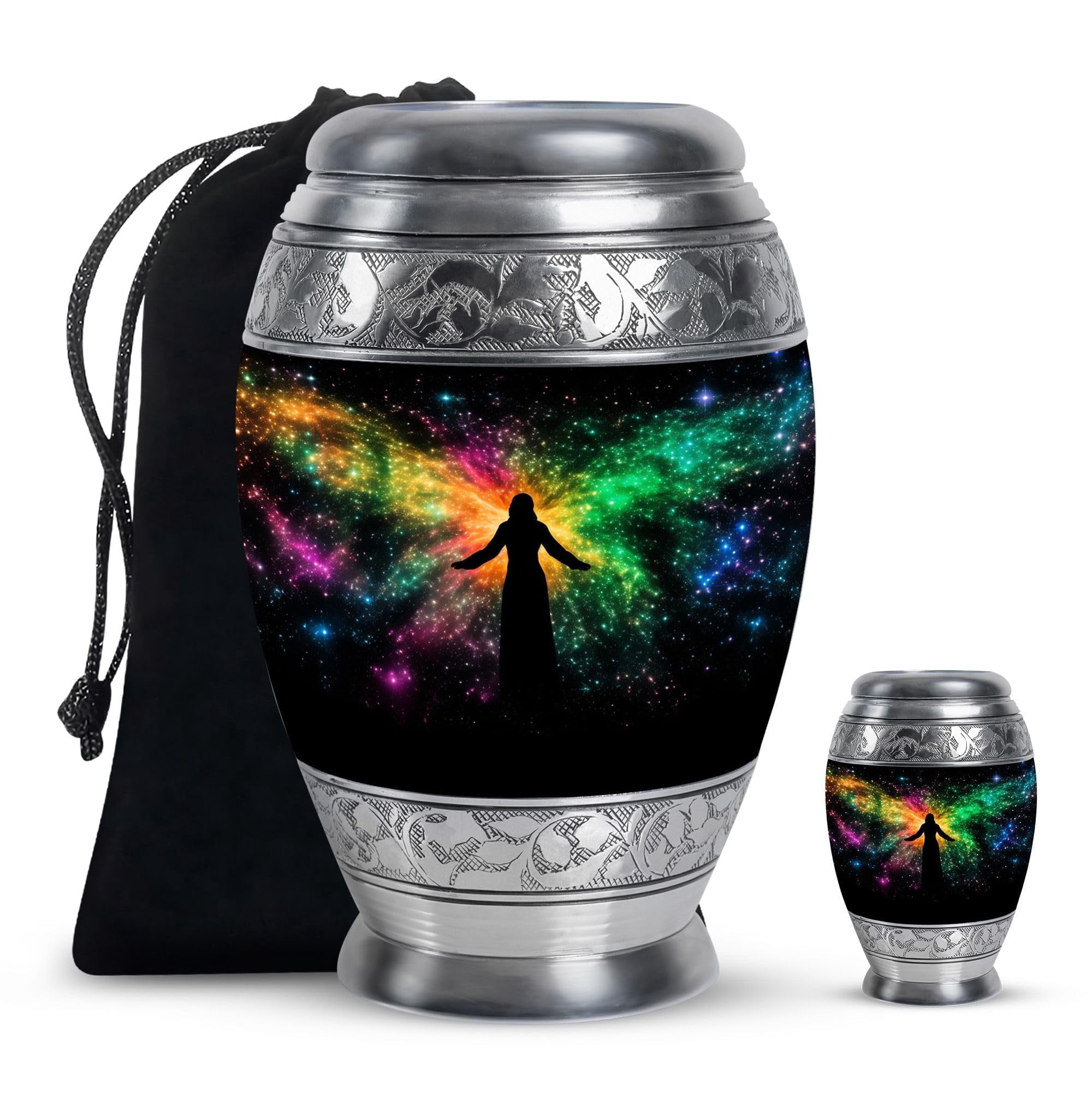 YATHABHISA Angel Ash Holder, Cremation Urn for Mom and Dad, Mini ...