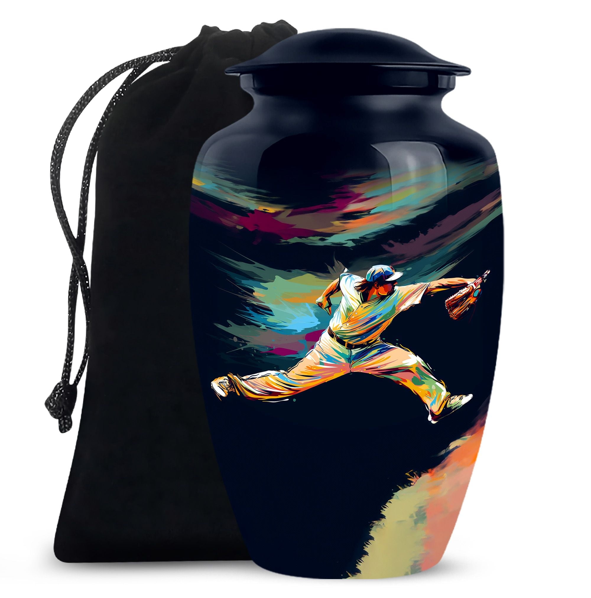 YATHABHISA Baseball Urn for Ashes, Large Cremation Urns for Human Ash ...