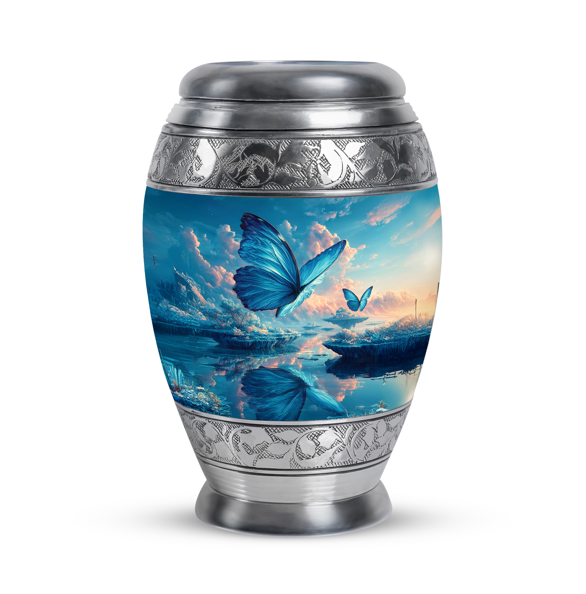 YATHABHISA Butterfly Cremation Boxes, Memorial Urn for Family, Urns for ...