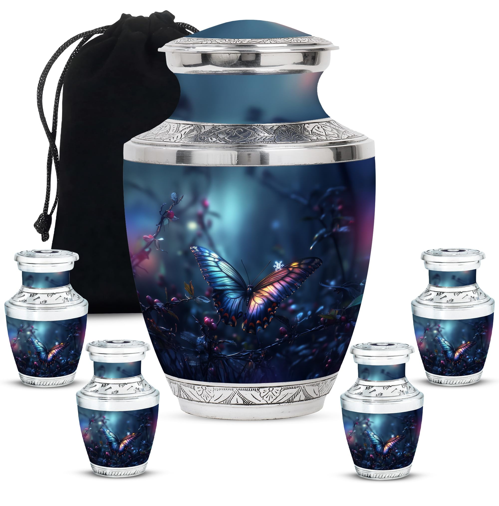 YATHABHISA Butterfly Urn for Ash, Memorial Keepsake Urns for Ashes ...