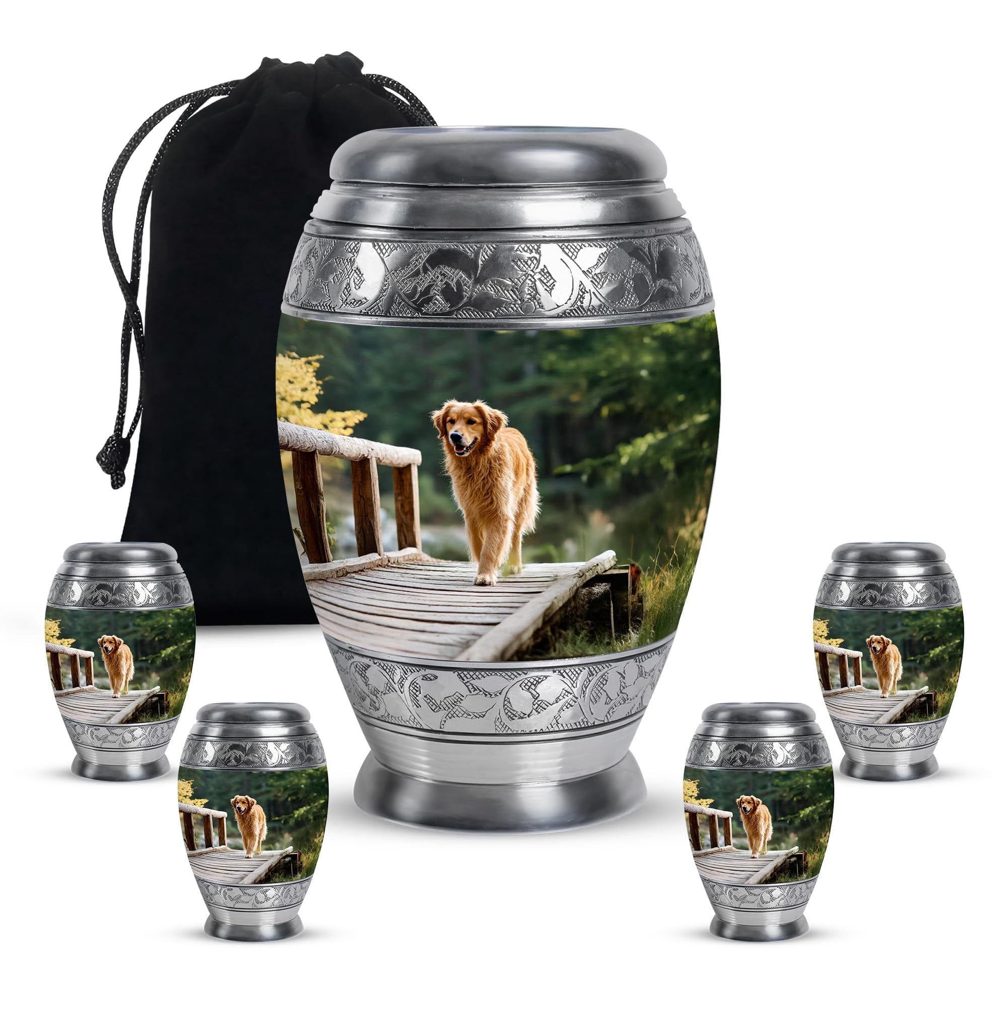 YATHABHISA Dog Urn, Memorial Keepsake Box for Mom & Dad, Memorial ...