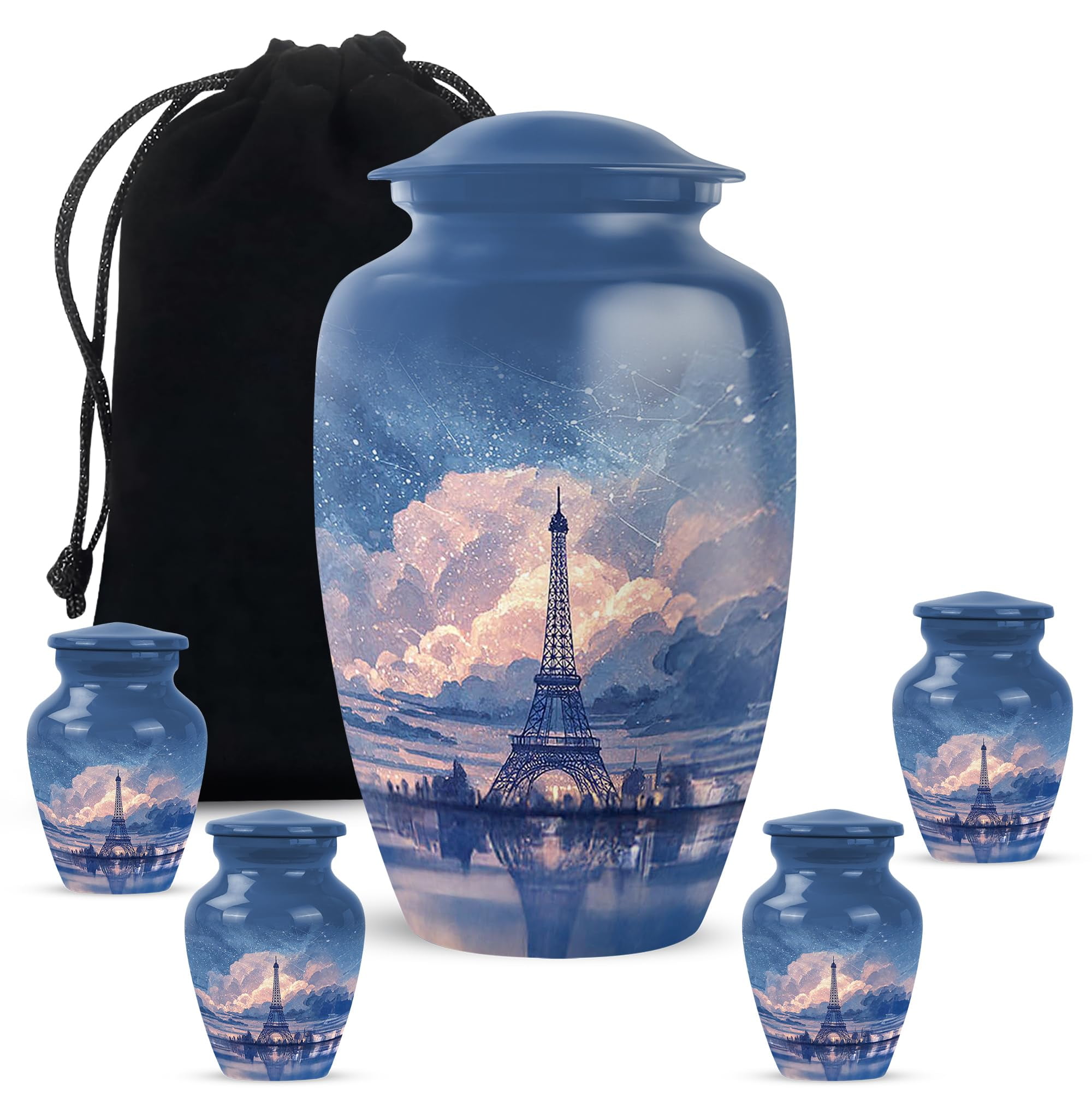YATHABHISA Eiffel Tower Adult Cremation Funeral Urn for Human Ashes ...