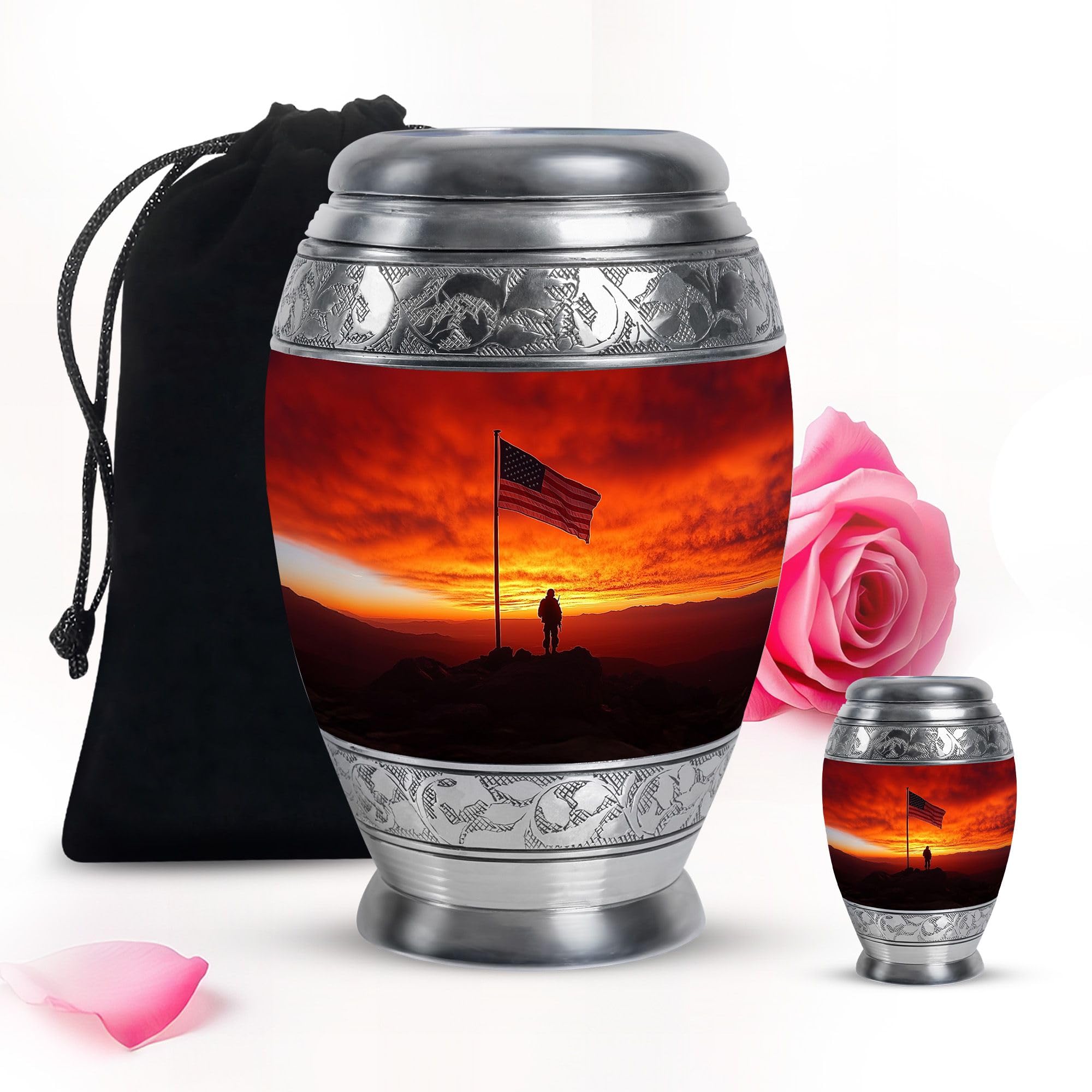 YATHABHISA Fire Fighter Ash Holder for Mom and Dad, Cremation Urn for ...