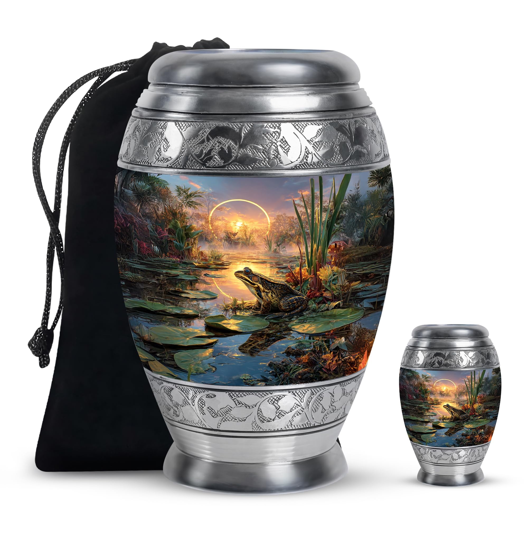 YATHABHISA Frog Memorial Urns for Human Ashes, Frog Keepsake Urn for ...