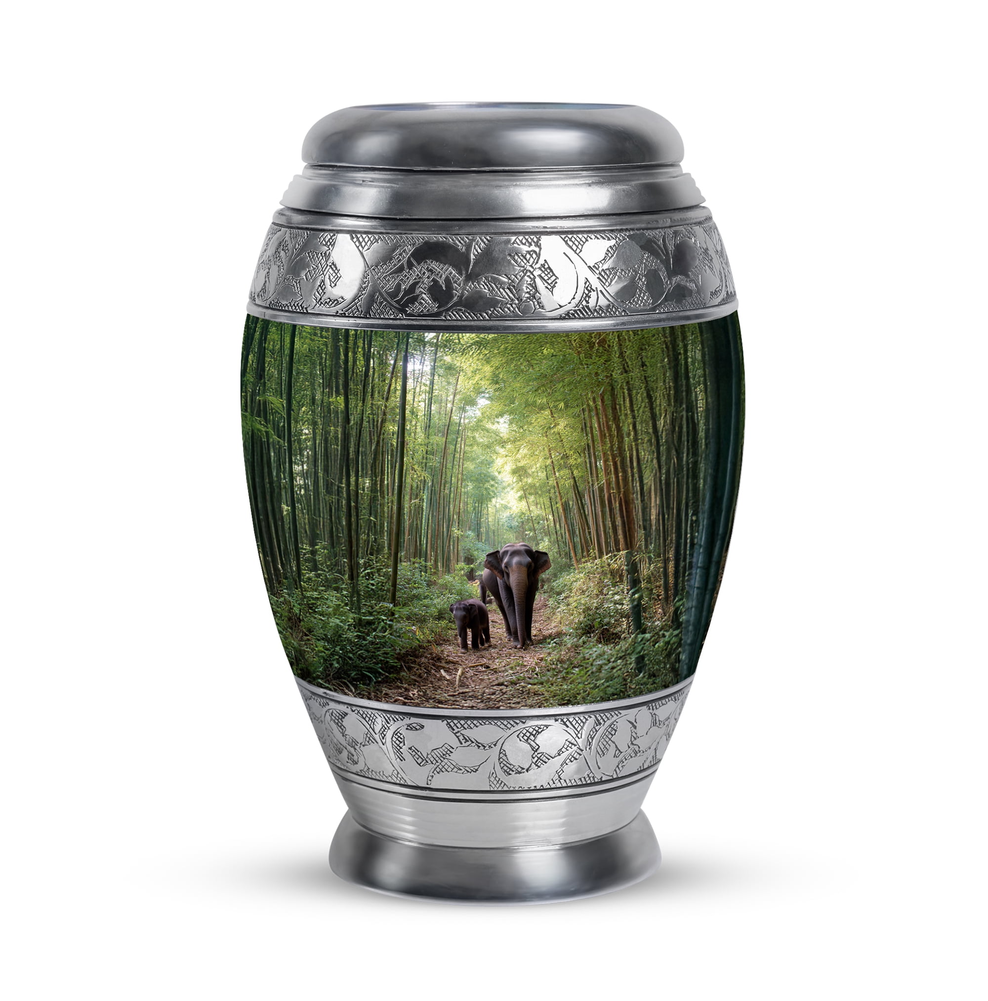 YATHABHISA Heart Elephant Mini Keepsake Urn for Mom & Dad, Humans ...