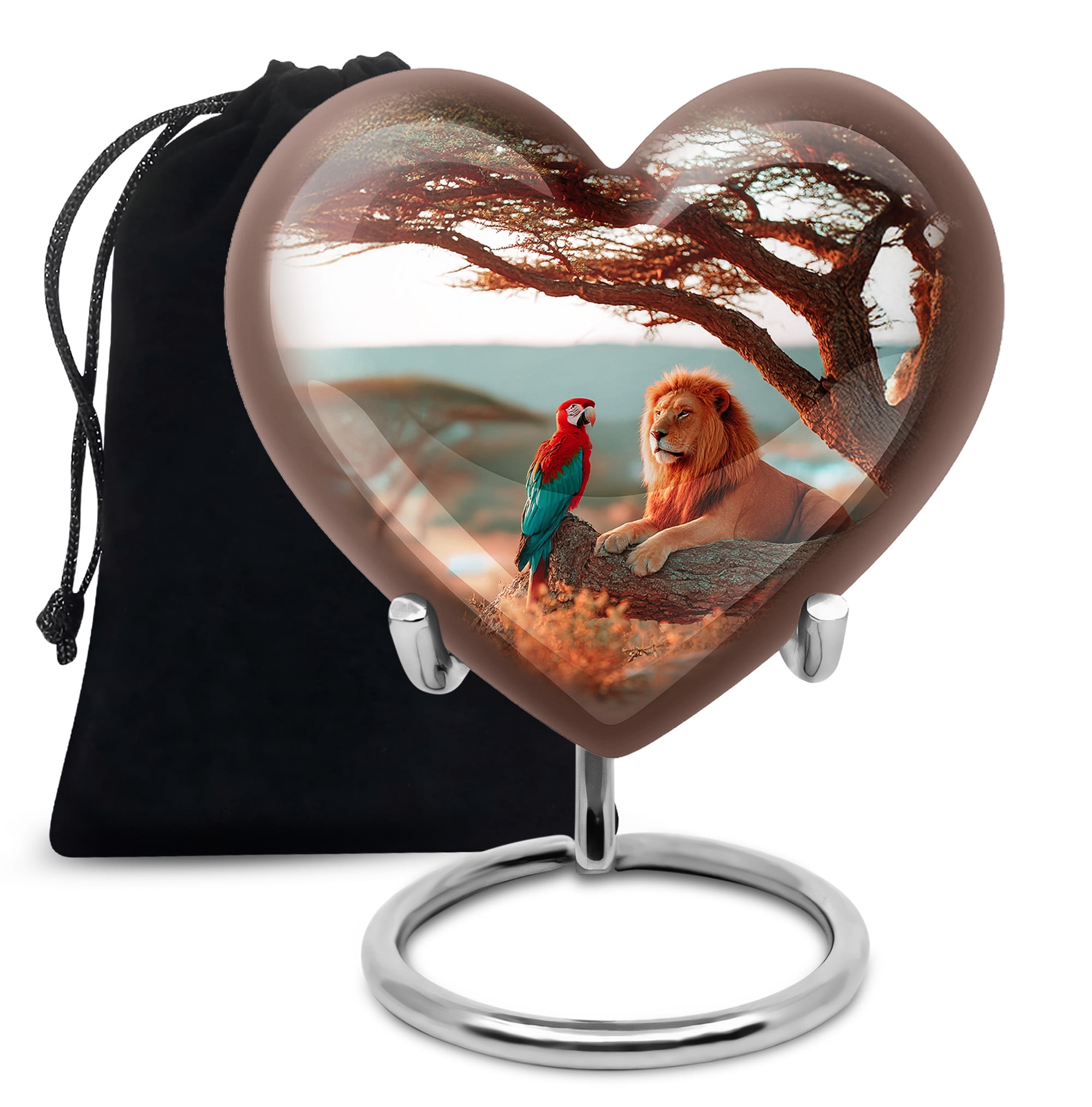 YATHABHISA Heart Giraffe Urn Memorial Gifts for Male and Female, Burial ...