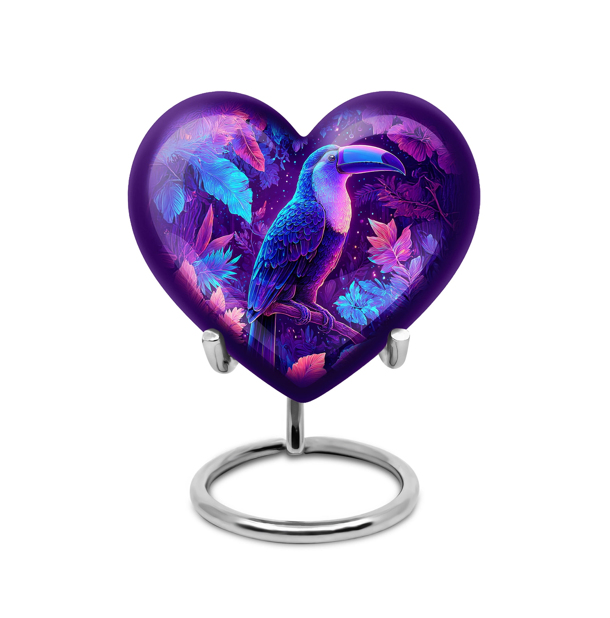 YATHABHISA Heart Hombil Mini Keepsake Urn for Mom & Dad, Humans Remains ...