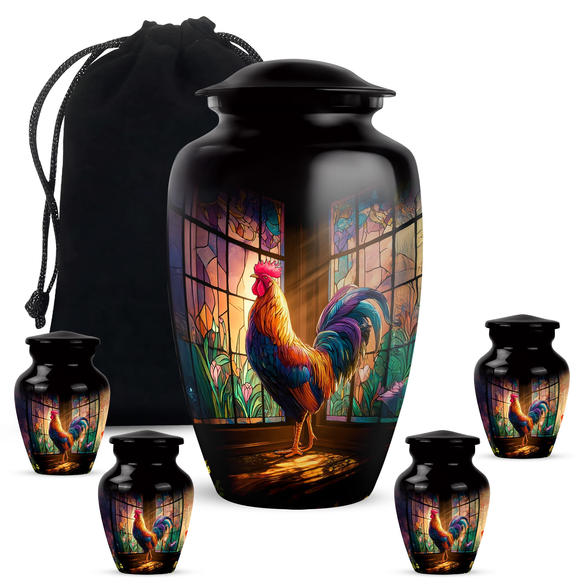 YATHABHISA Hen Adult Cremation Funeral Urn for Human Ashes, Keepsake ...