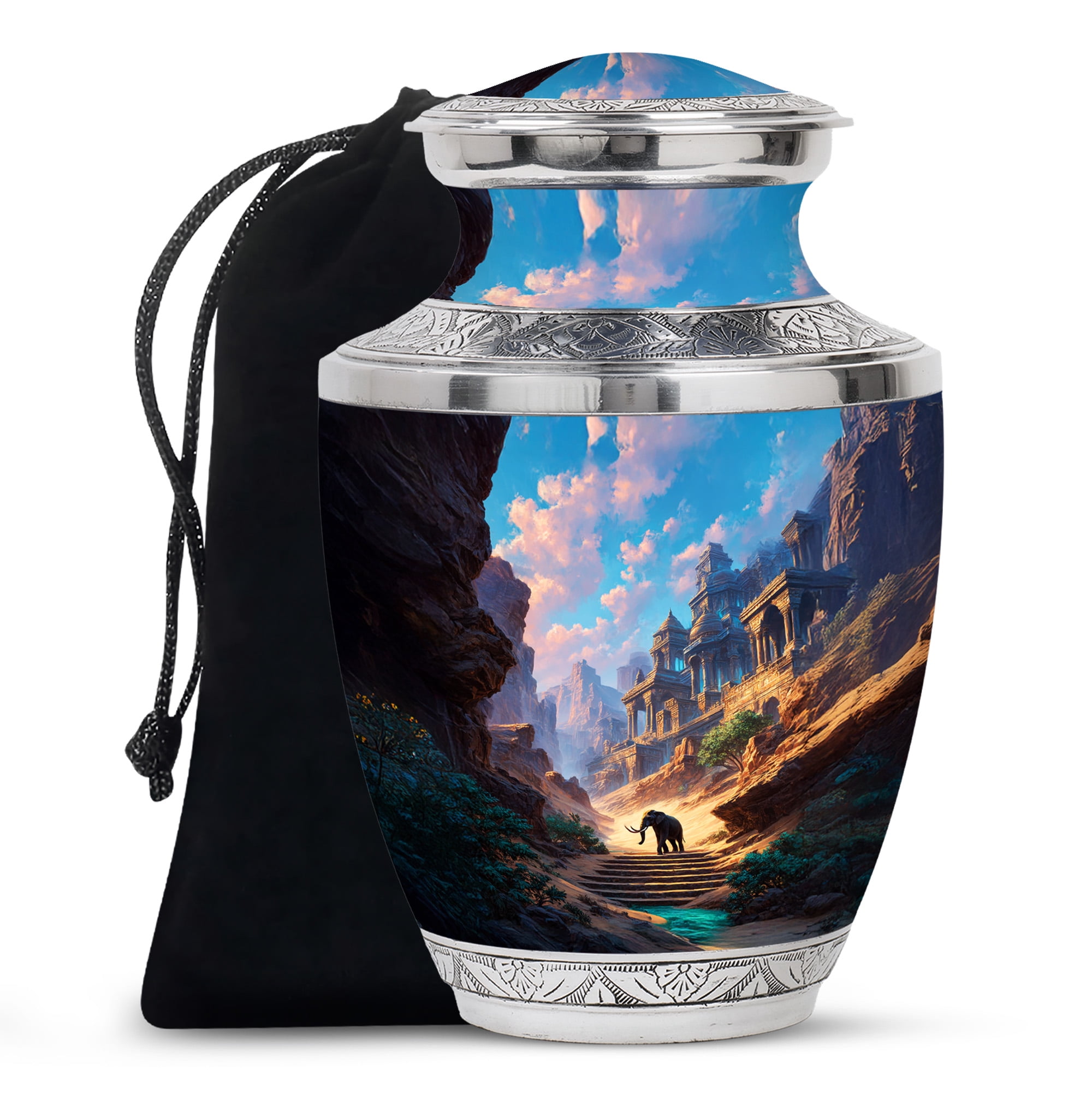 YATHABHISA Mammoth Urn for Ashes, Large Urns for Human Ash, Funeral ...