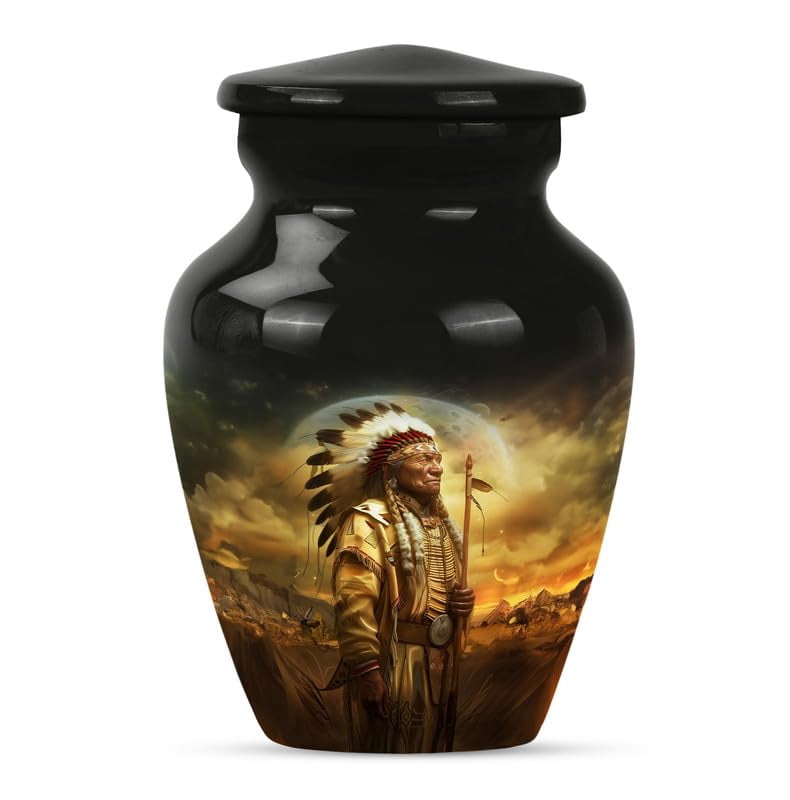 YATHABHISA Rustic Earth Marble Urn for Ashes for Women, Urns for Human ...