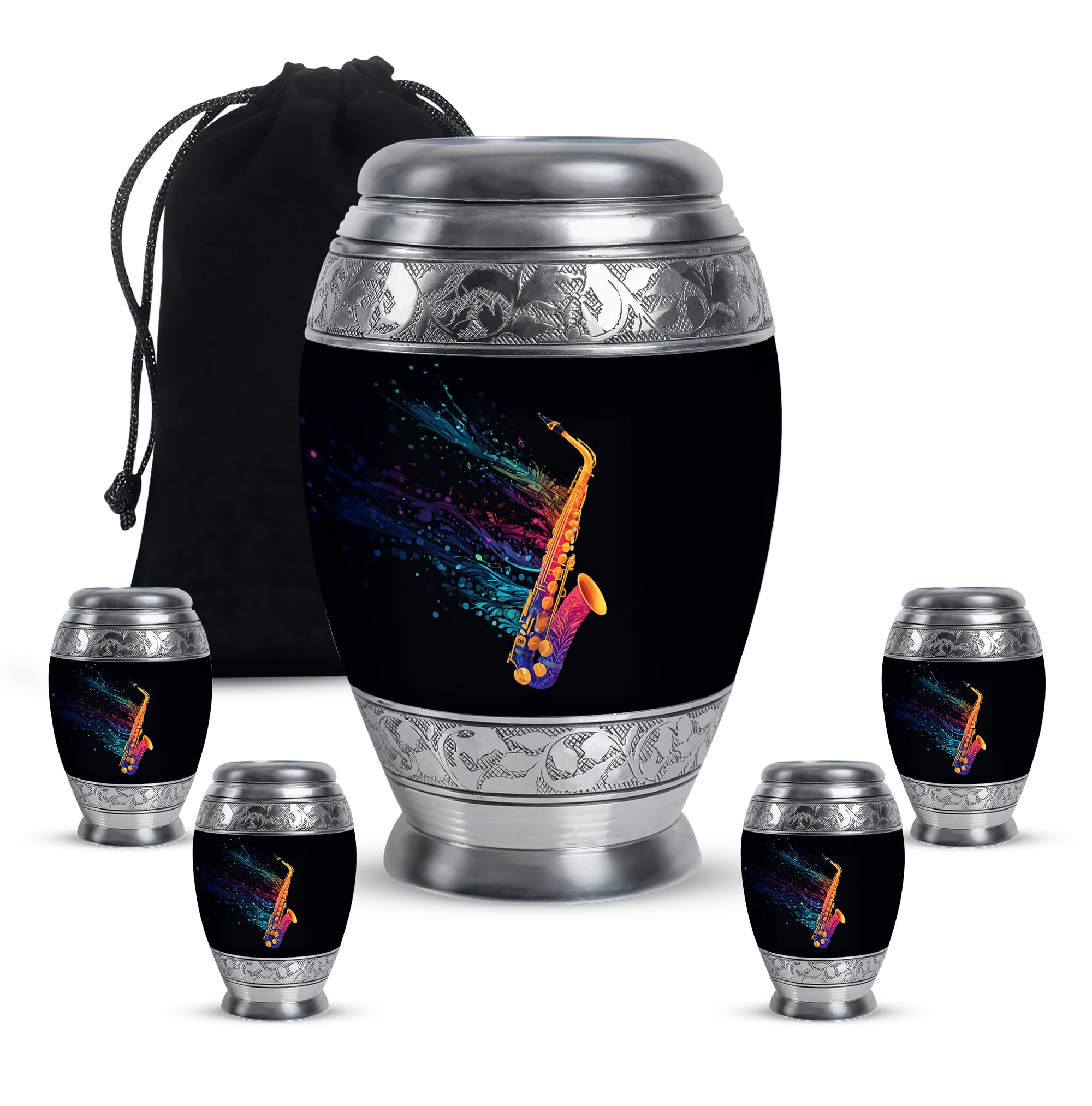 YATHABHISA Saxophone Cremation and Funeral Urn, Ashes Keepsake for ...