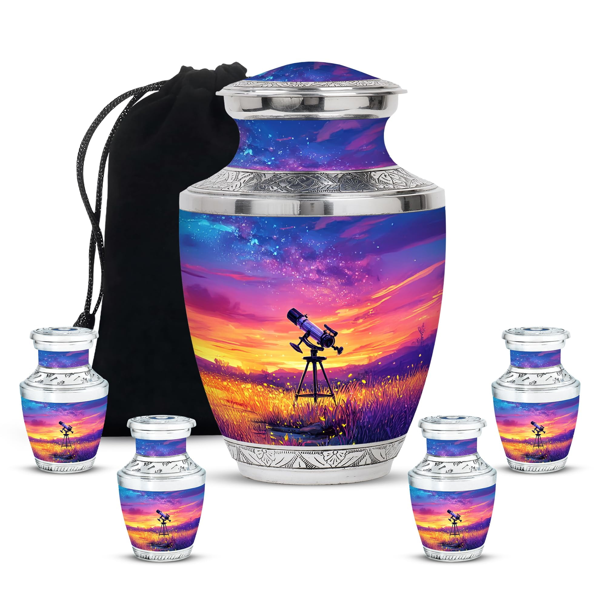 YATHABHISA Telescope Cremation Urns, Memorial Urn For Human Ashes ...