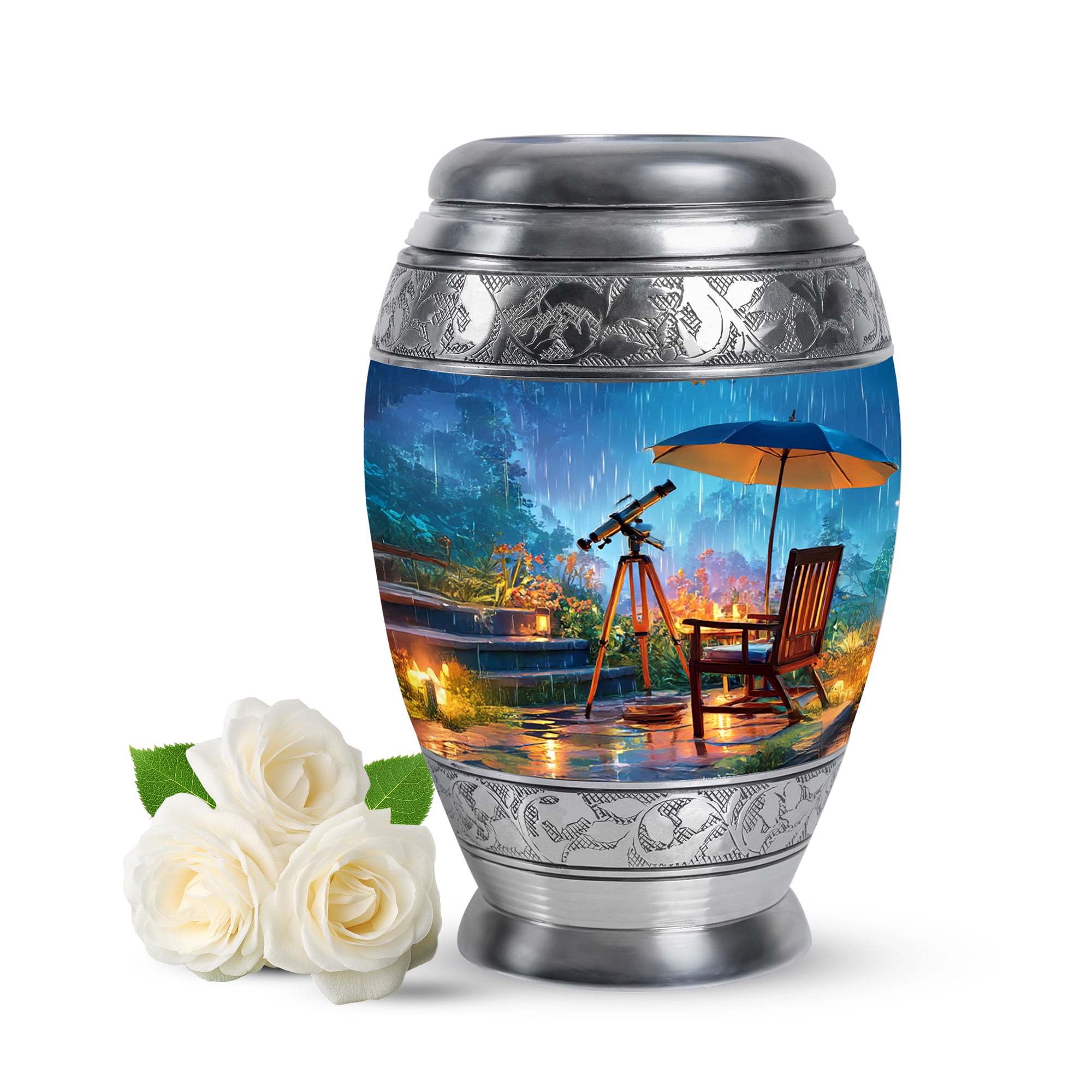 YATHABI Crow Small Keepsake Urn for Women – Cremation Container for Mom ...