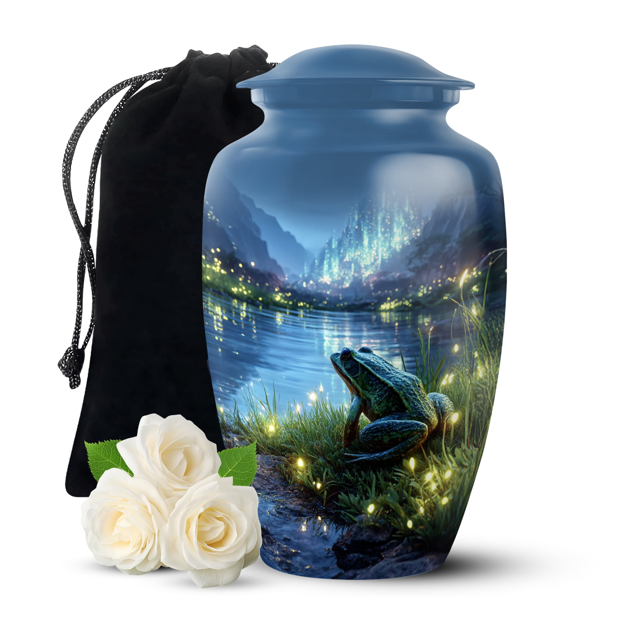 YATHABI Frog Large Urns For Human Ashes Adult Female & Male - Burial ...