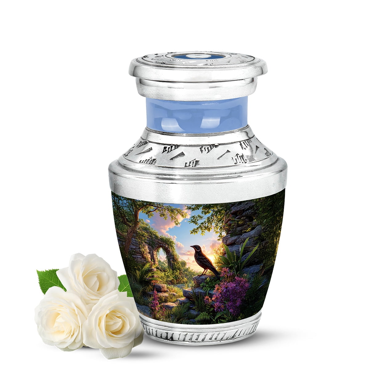 YATHABI Sparrow Sunset Cremation Urn - Small Urns for Human Ashes ...