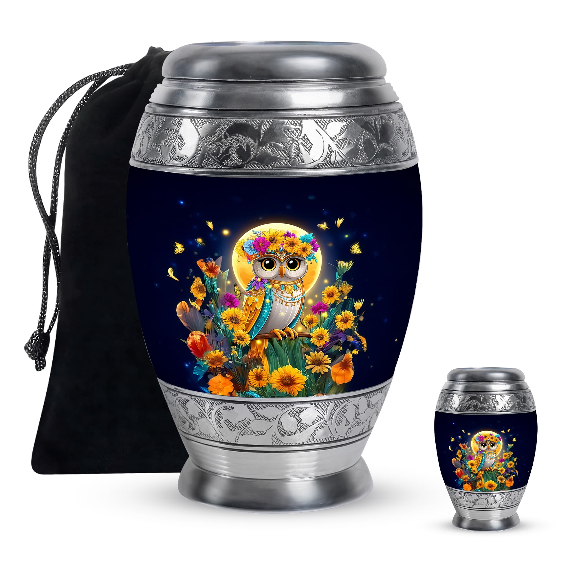 YATHABI Teddy Bear Small Funeral Urn for Parents – Keepsake Ashes ...