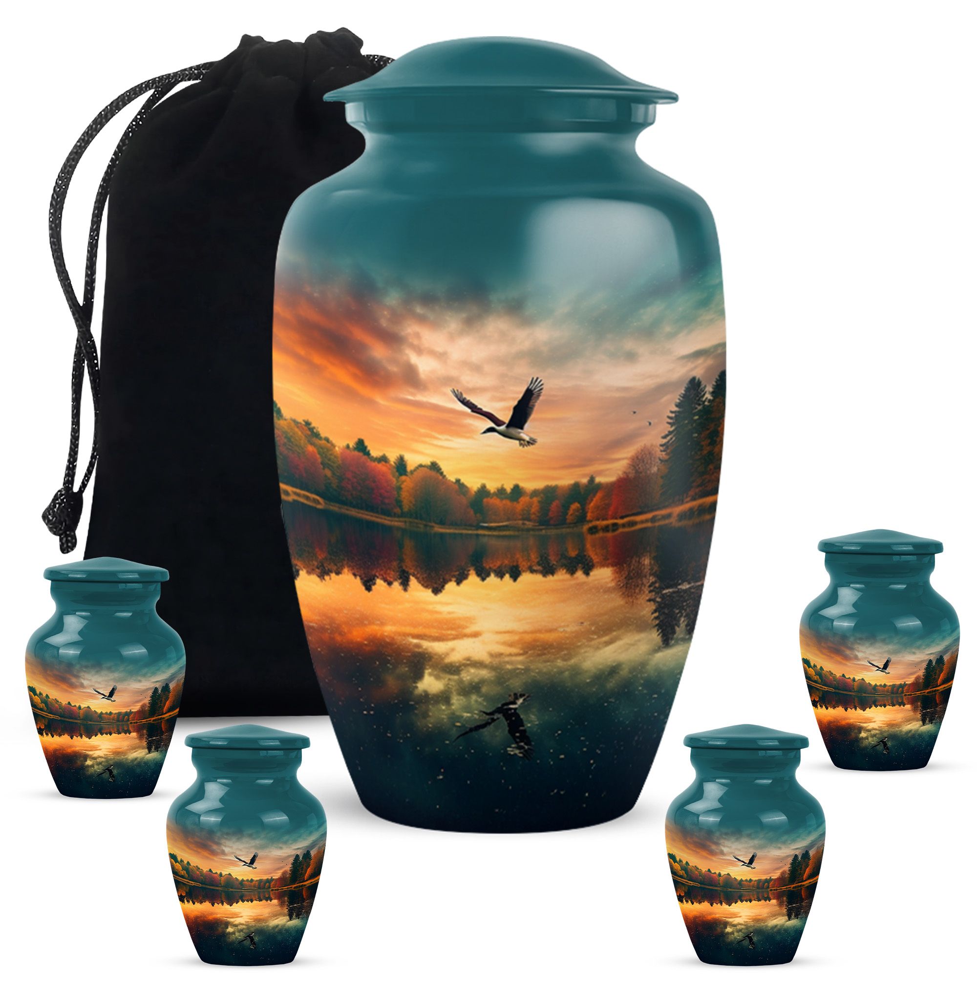 YATHABI Temple Urn - Small Urns - Urn For Ashes For Women - Cremation ...