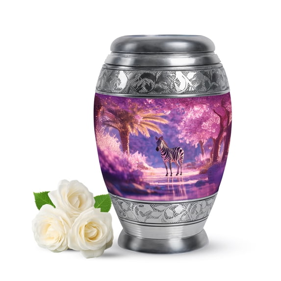 YATHABI Zebra Funeral Urns for Adult Ashes Men - Mini Urns for Human ...
