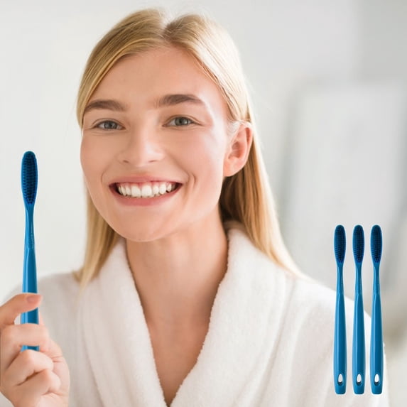 YATLTE Extra Soft Toothbrushes for Adults, Periodontist Design Tapered ...