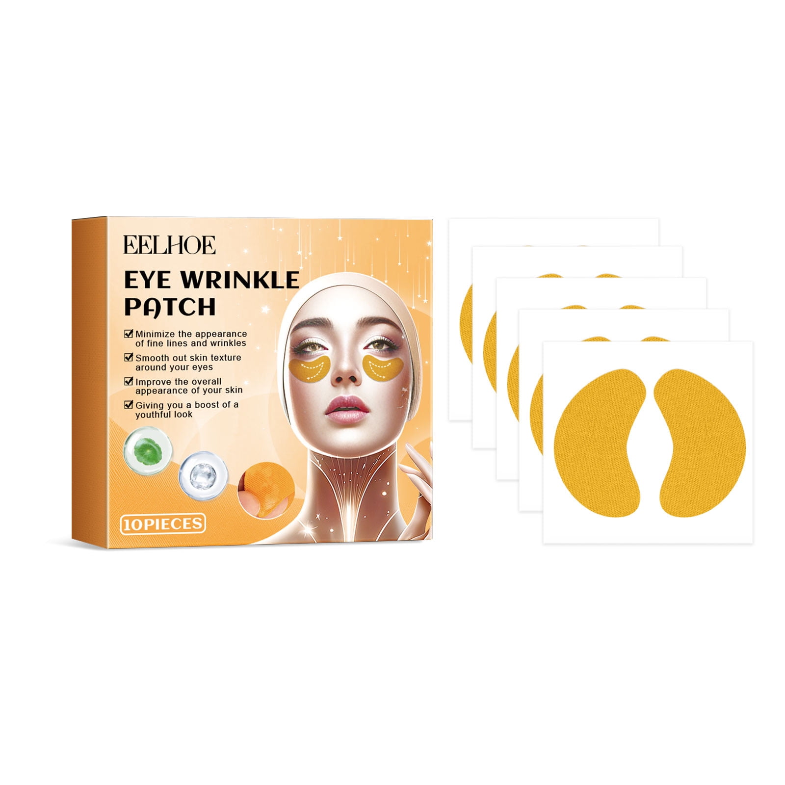 YATLTE Under Eye Patches, 24K Gold Under Eye Mask for Puffy Eyes, Dark ...