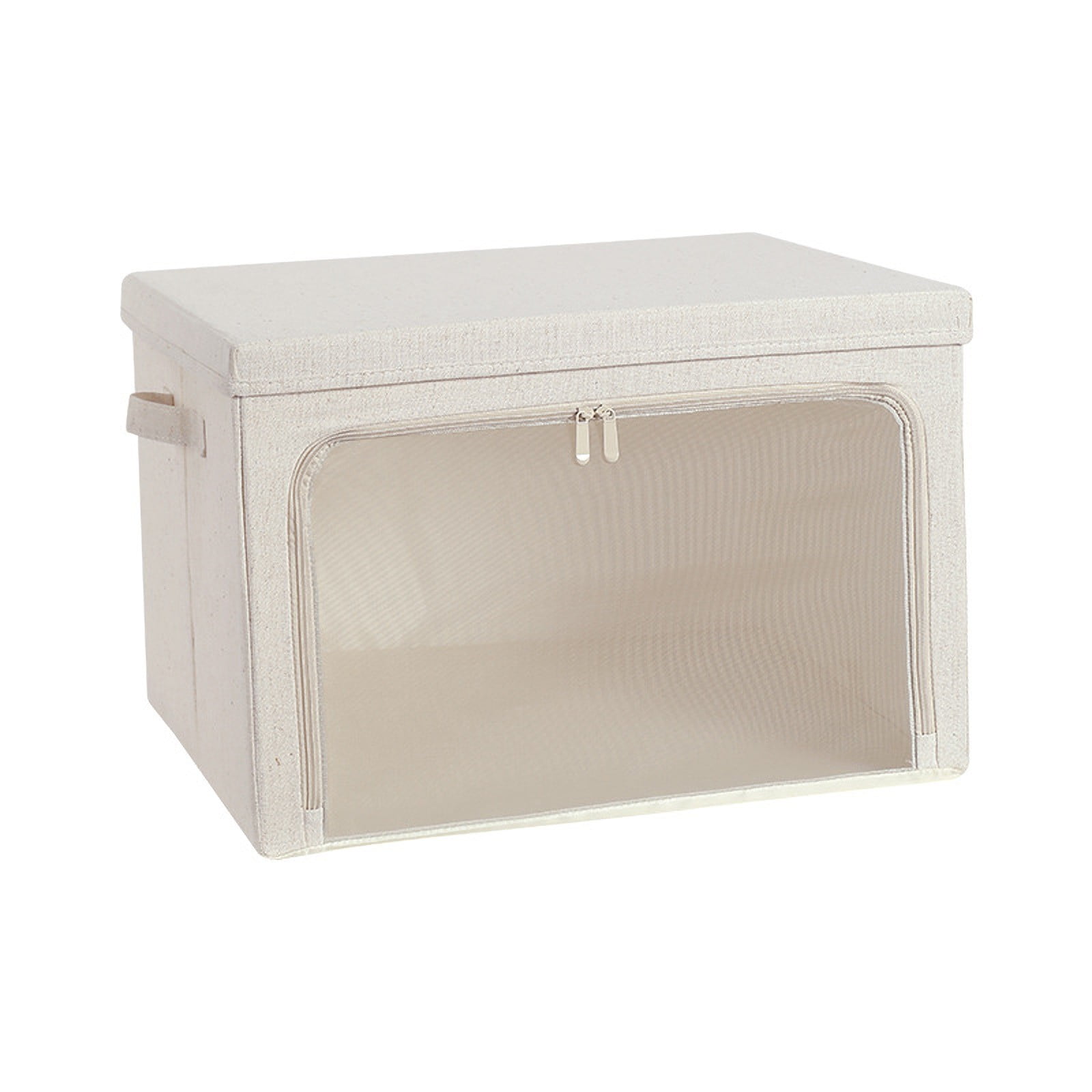 YATLTE Fabric Storage Bins with Lids, Non-woven Zipper Storage Bag ...