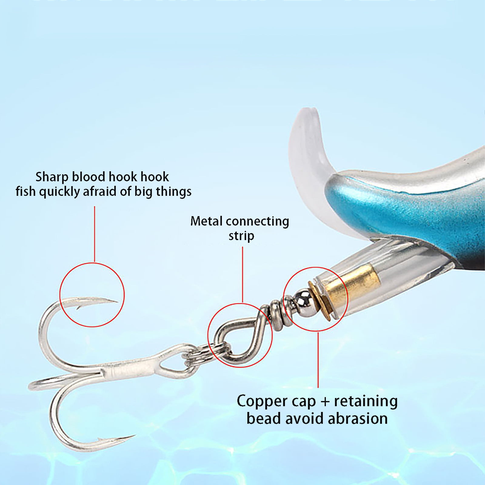 YATLTE Fishing Lures Kit, Fishing Tackle with Tackle Included, Soft ...