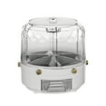 YATLTE Grain Dispenser 360°Rotating Rice Food Dispense, 5 Grids Grain ...