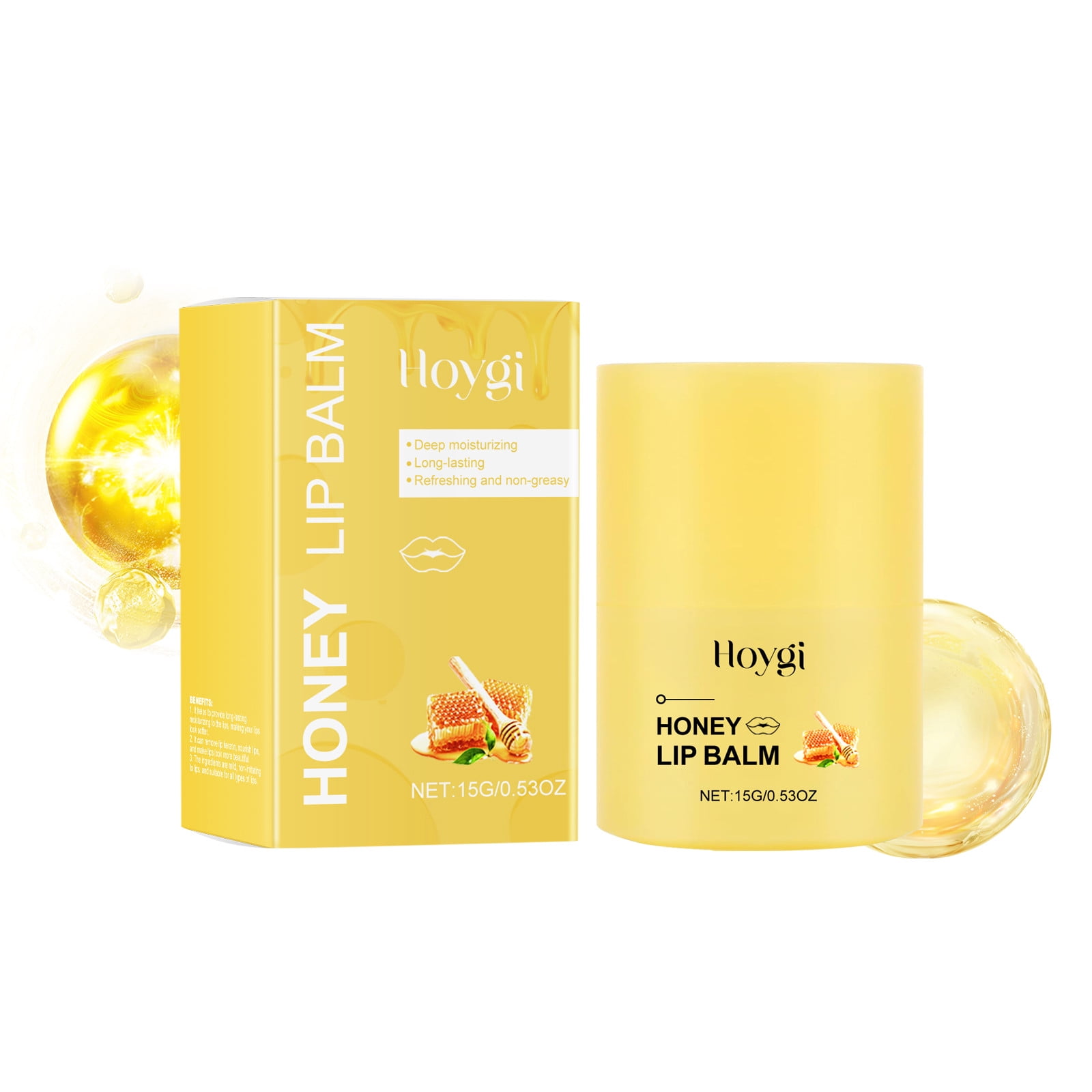 YATLTE Honey Lip Butter, Hydrating Overnight Lip Balm & Mask, Lip ...