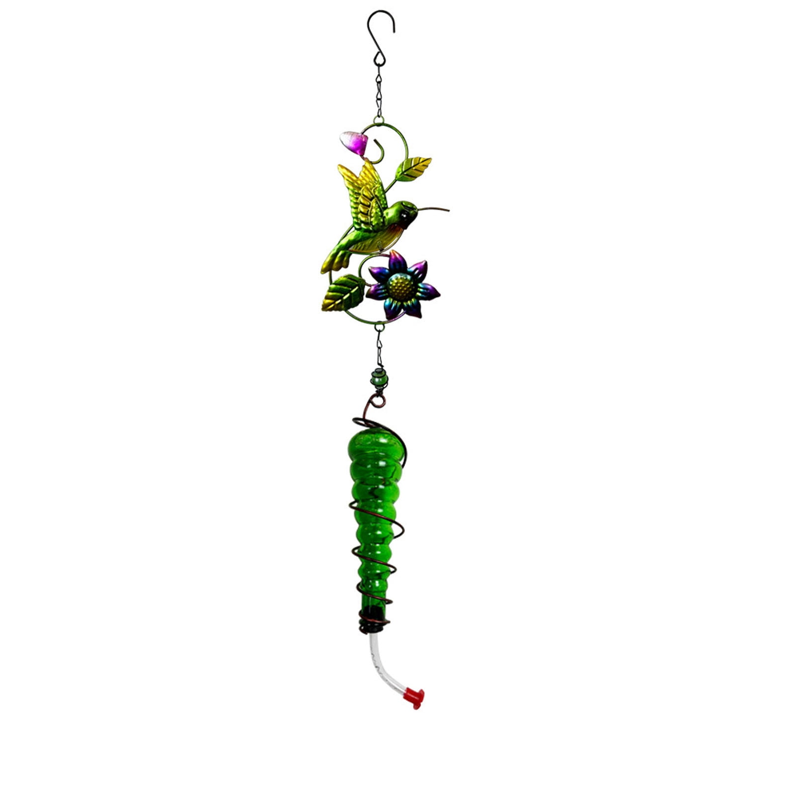 YATLTE Hummingbird Feeder, Outdoor Garden Hanging Hummingbird Feeder ...