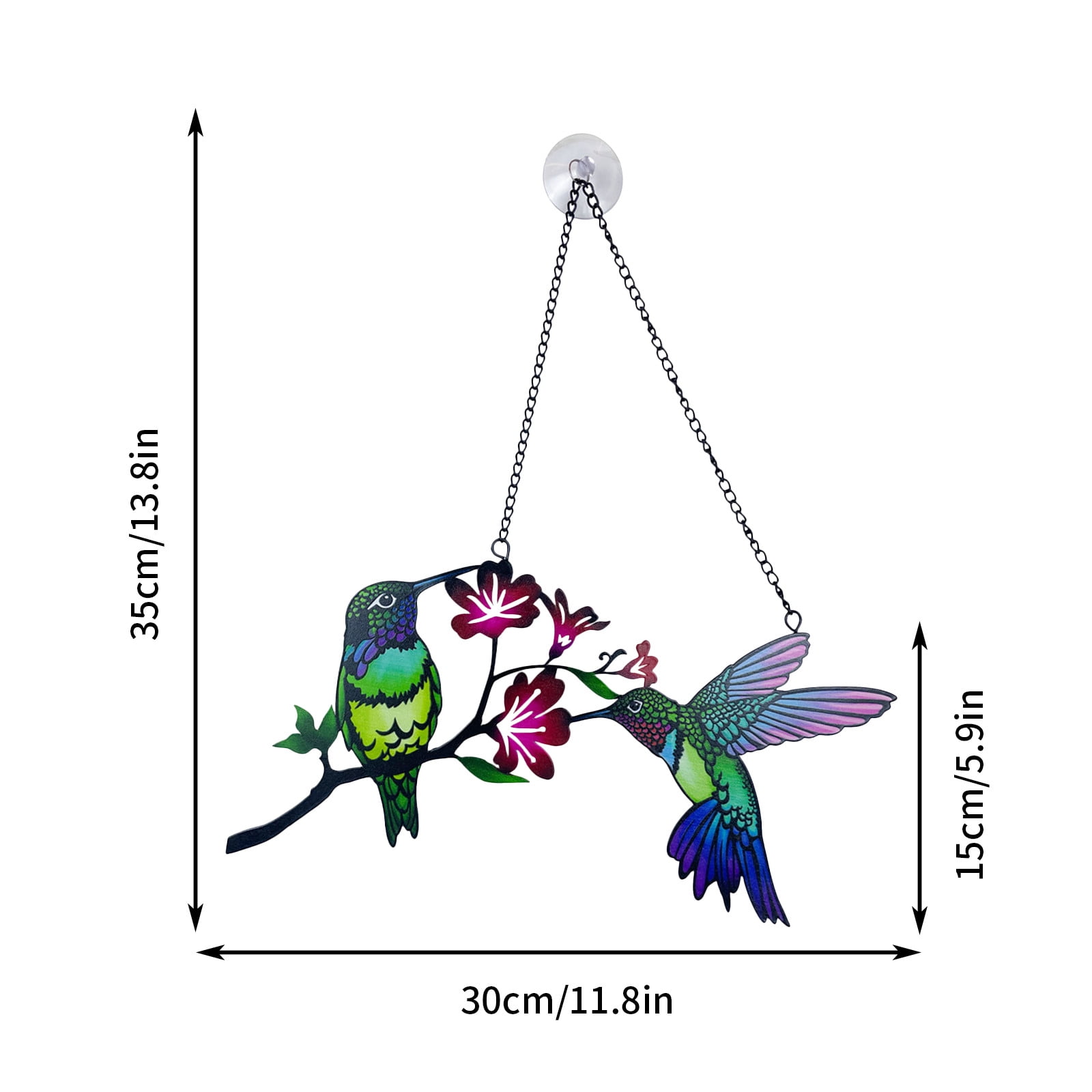 YATLTE Hummingbird Hanging, Bird Ceiling Decorations, Vivid Birds on ...