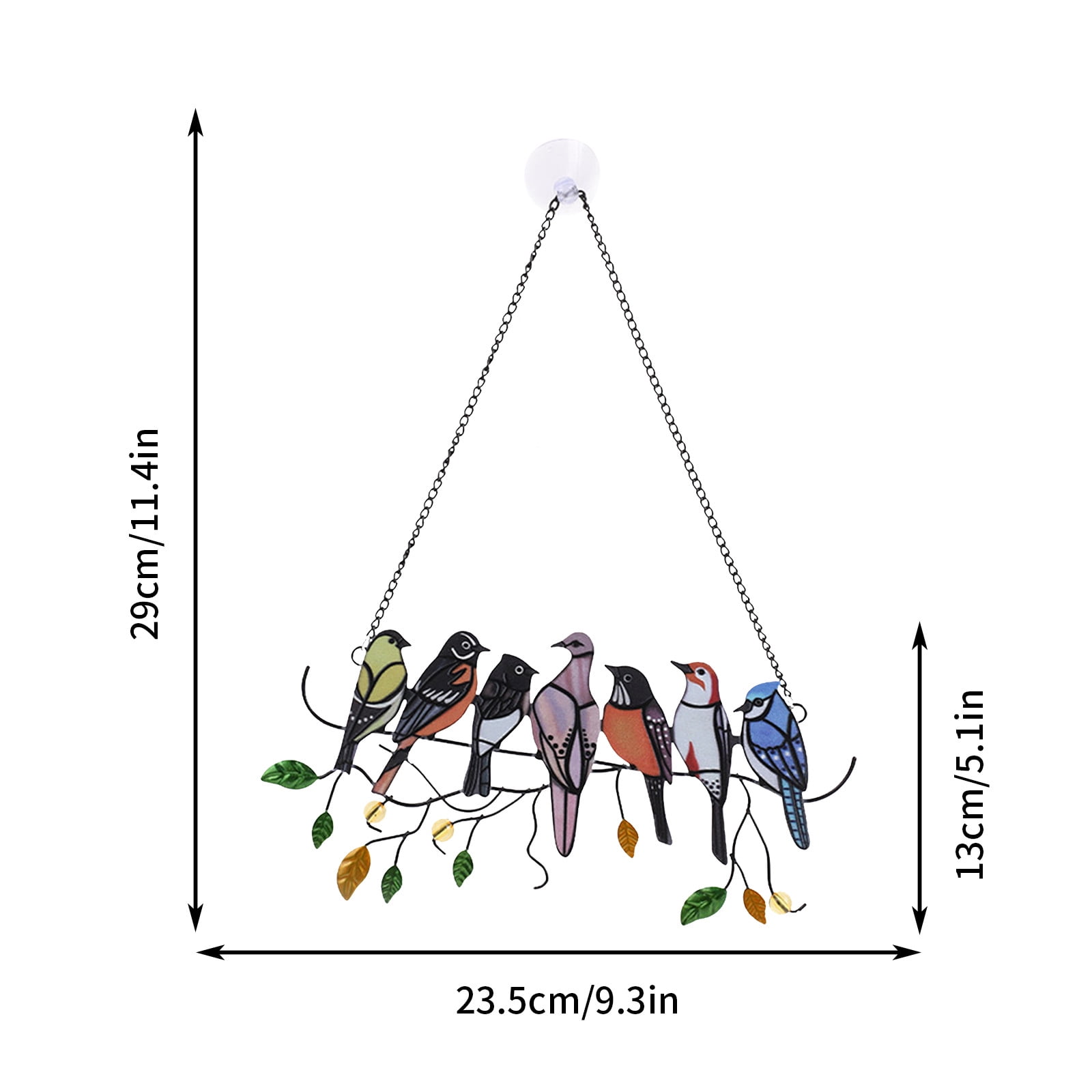 YATLTE Hummingbird Hanging, Bird Ceiling Decorations, Vivid Birds on ...