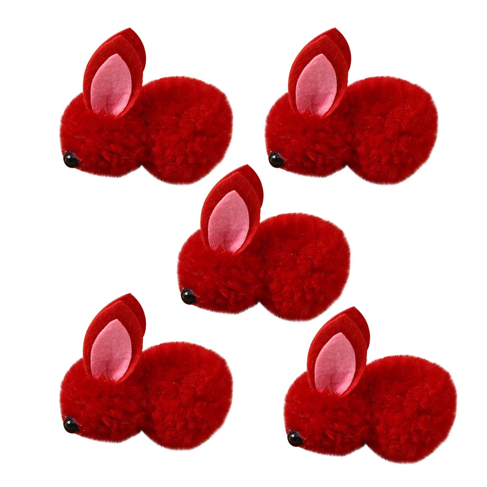 YATLTE Mini Bunny Plush,5 pcs Kawaii Plushies Mini Bunny, for Baby Doll ...