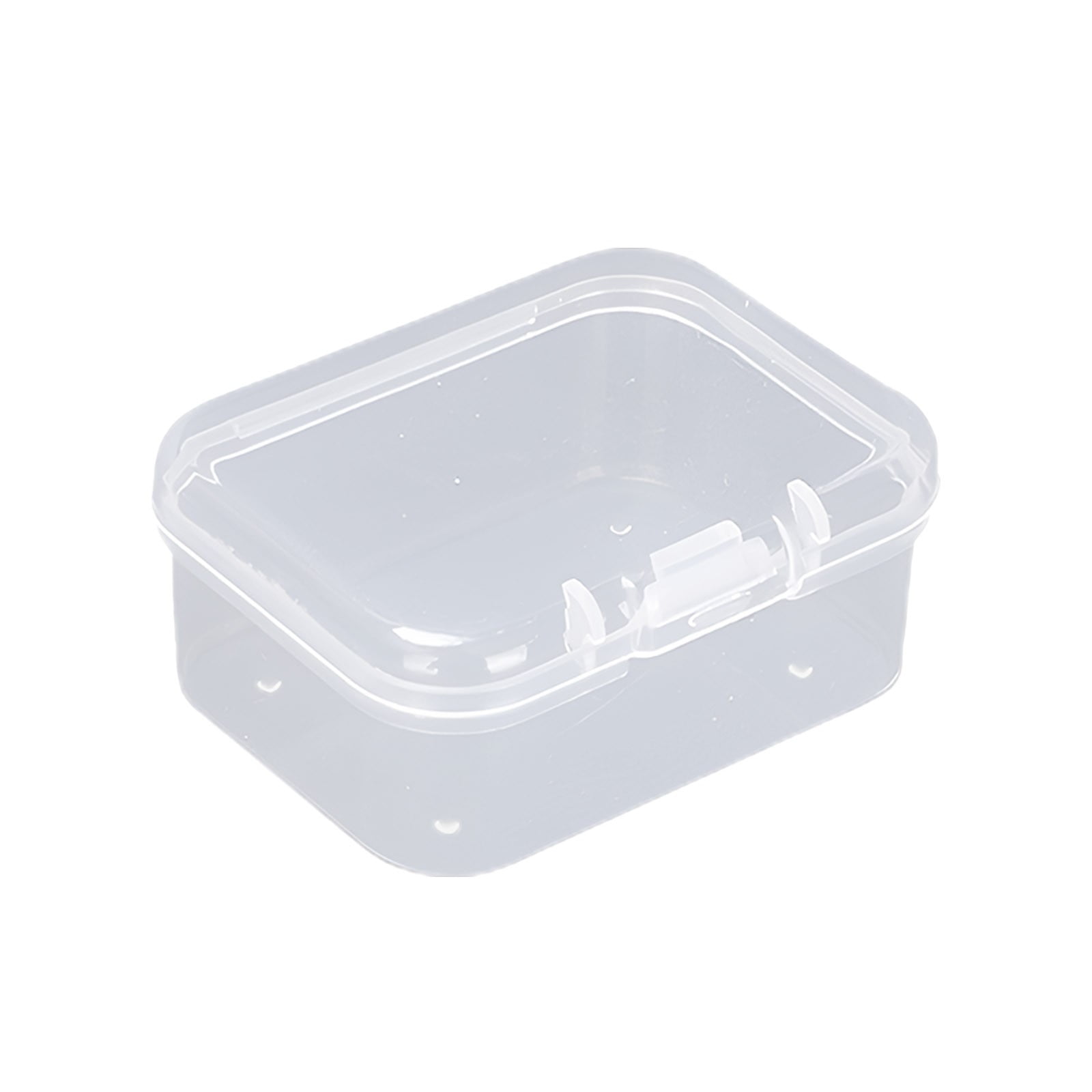 YATLTE Mini Clear Plastic Organizer Storage Box, Small Clear Plastic ...