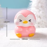 YATLTE Mini Resin Penguins, Cute Mini Penguin Figurines 4 Styles Mini ...