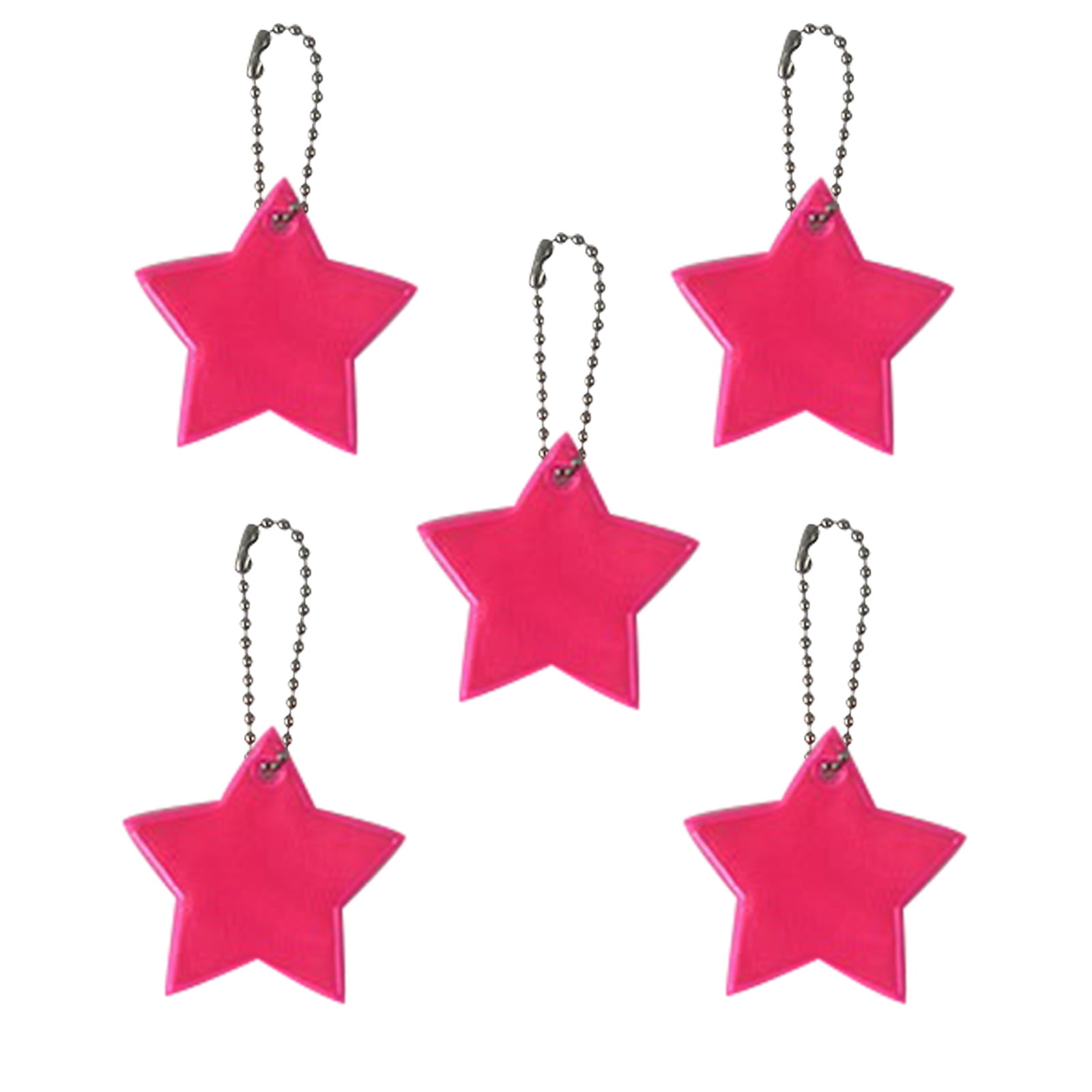 YATLTE Safety Reflector Pendants, High Visibility Star Safety Reflector ...