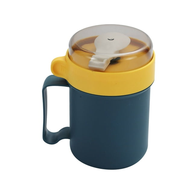 YATLTE Soup Mug with Lid, 500ml Portable Microwaveable Breakfast Cup ...