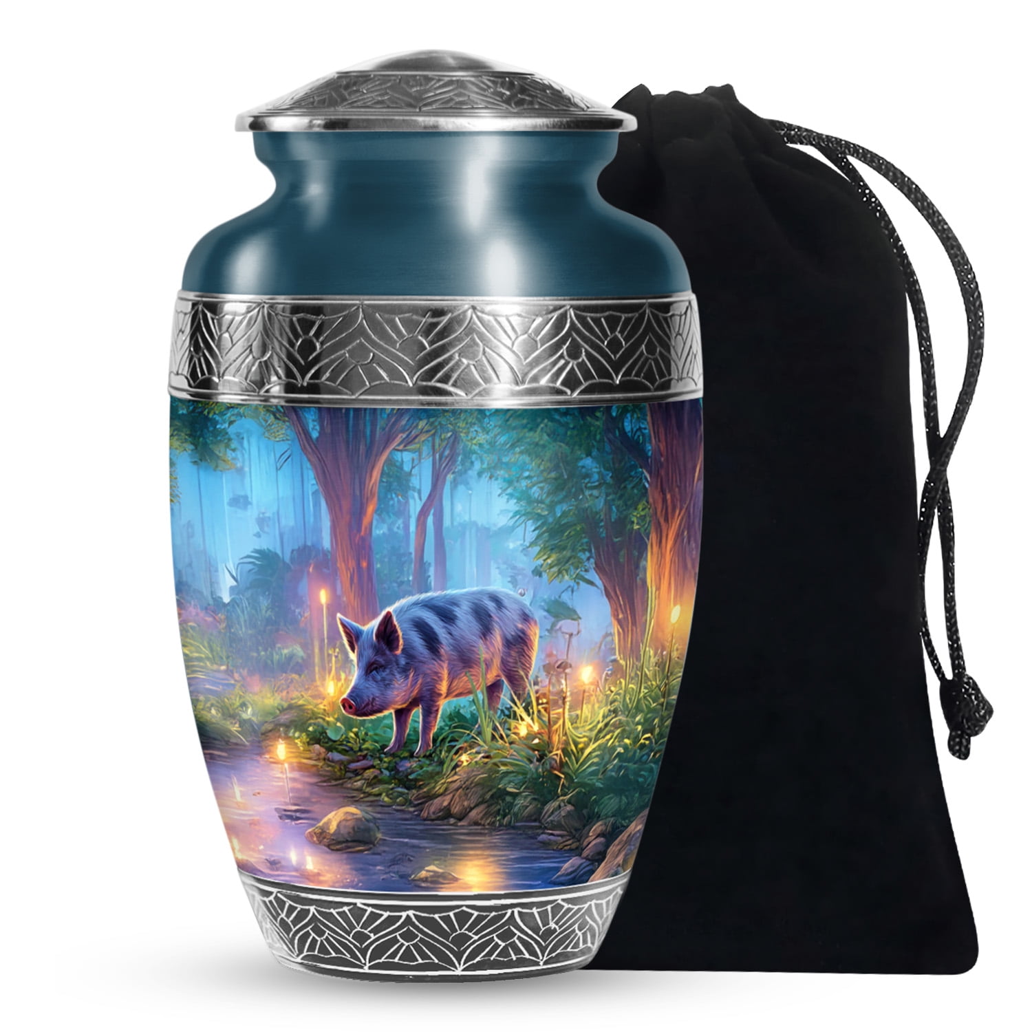 YATSKIA Pig Large Memorial Urns for Human Ashes Adult Mom and Dad ...
