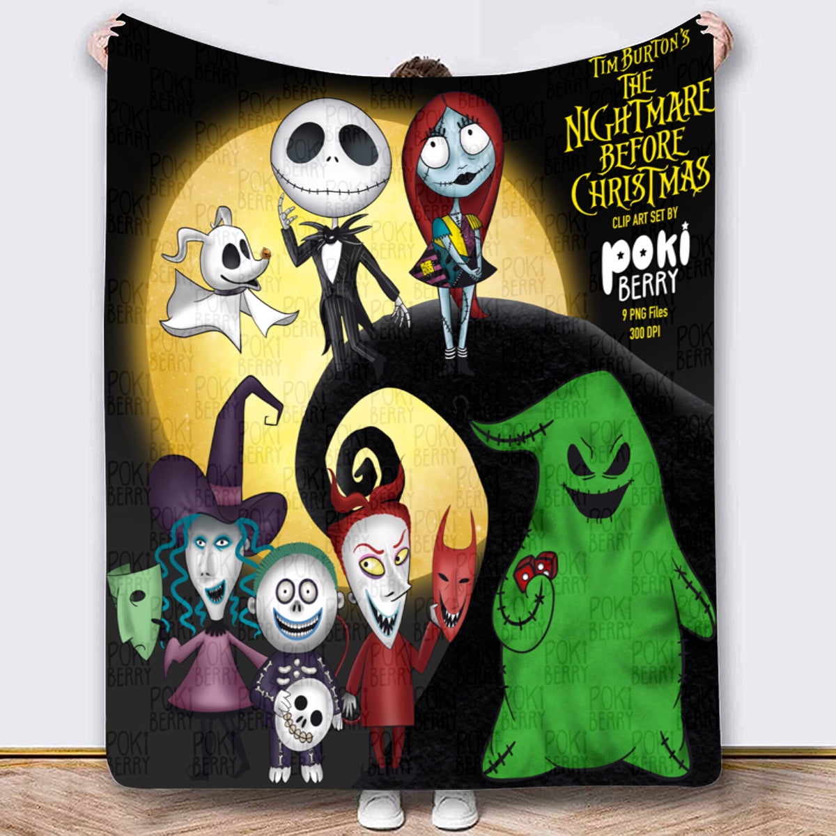 YAVITH Cute Jack Skellington Throw Blanket Nightmare Before Christmas ...