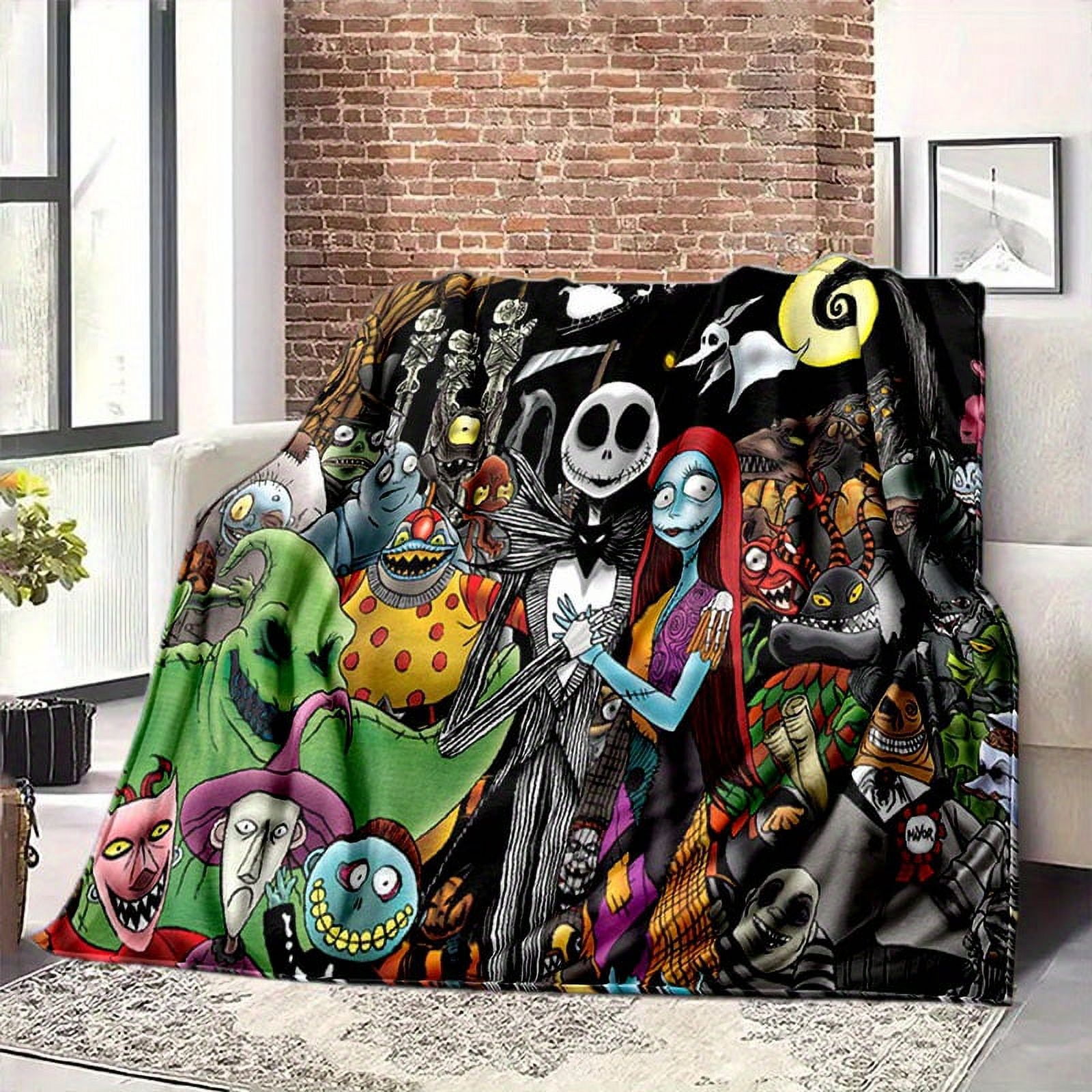 YAVITH Large Polyester Blanket The Nightmare Before Christmas Themed ...