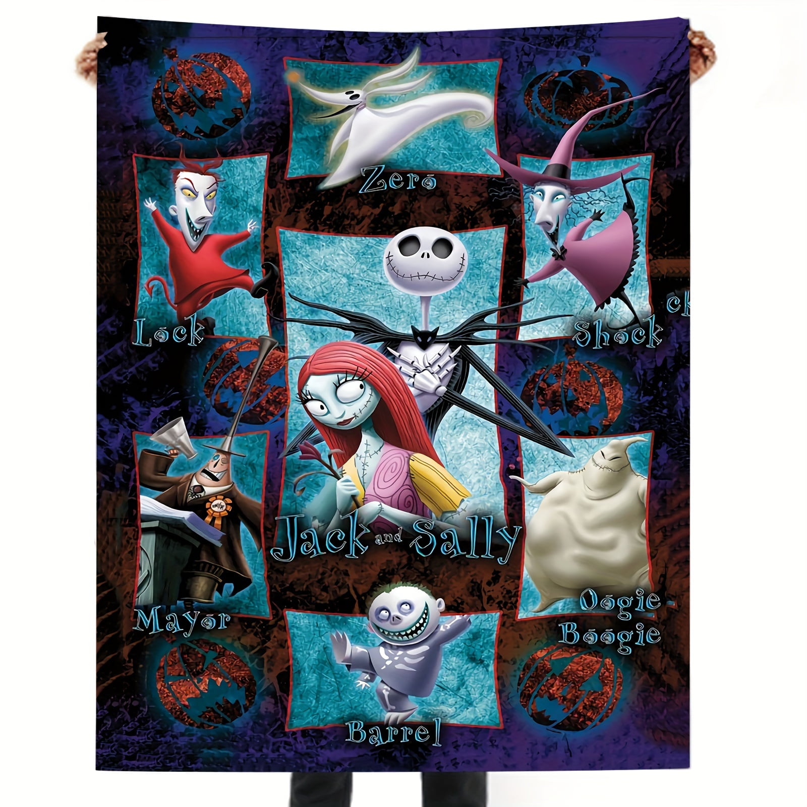 YAVITH Soft & Lightweight The Nightmare Before Christmas Flannel ...