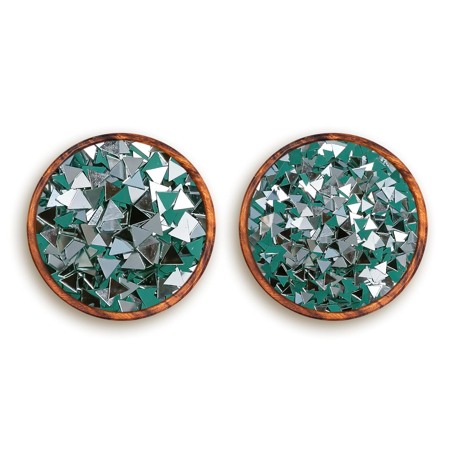 YAVIX Mirrors Shapes for Crafts Perfect for Lippan Fabric Mandala Art ...