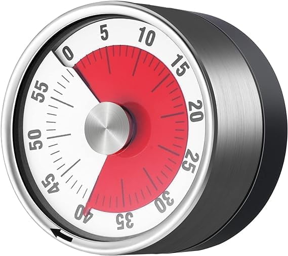 YAVRIXZ Kitchen Timer MagneticVisual Timer for Kids60Minute Visual ...