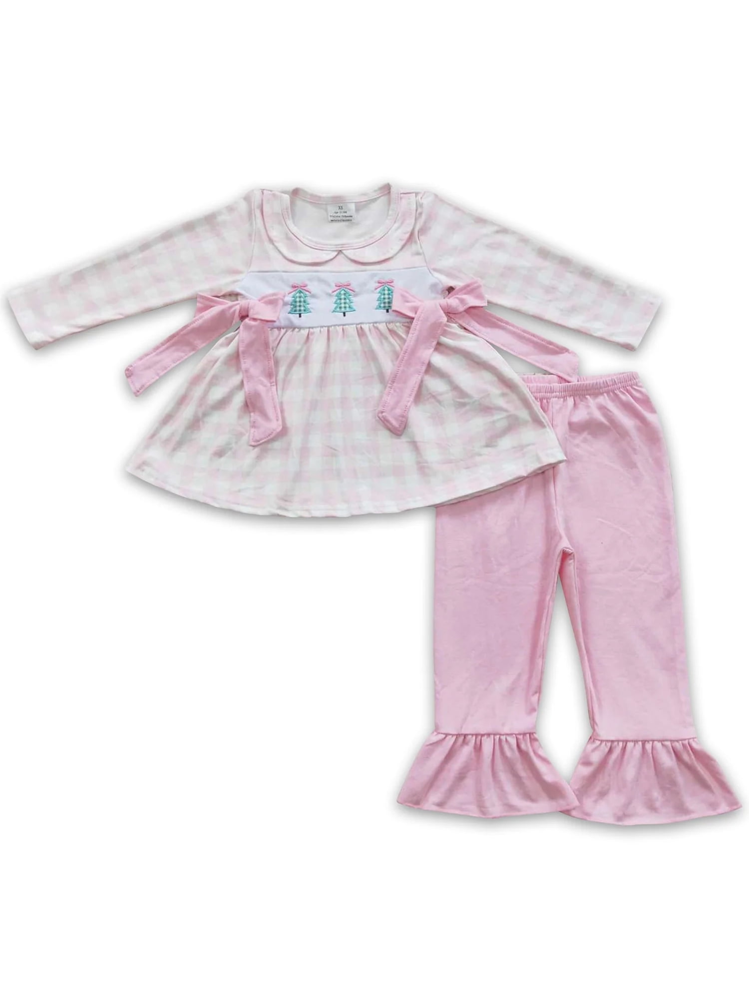 YAWOO Christmas Girls Clothing Set Boutique Cute Pink Kids Outfits,Sizes 3M-16Years - Walmart.com