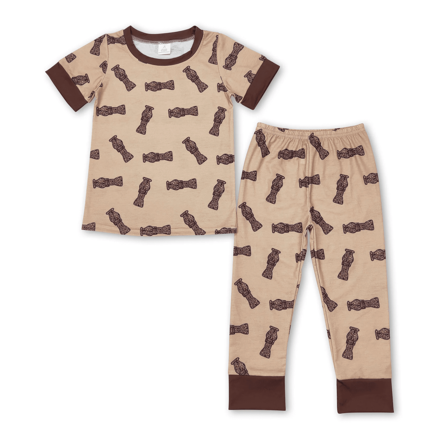 YAWOO Hunting Call Me Camouflage Print Kids Boy Pajamas Outfits,Sizes ...