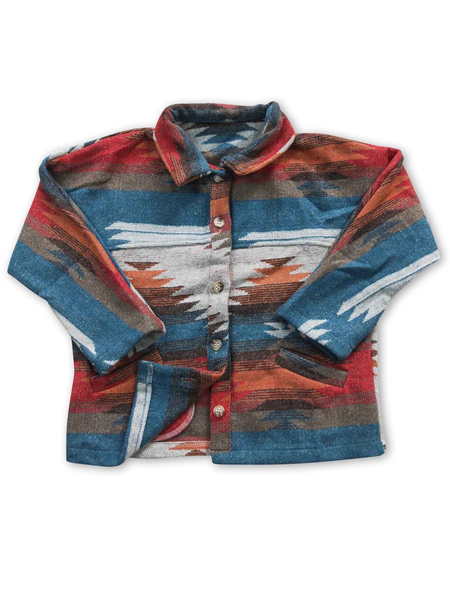 YAWOO Kids Boys Girls Western Design Flannel Coat , Sizes 6M-16T ...